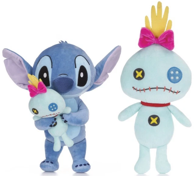 NEW OFFICIAL 12& Disney Lilo And Stitch Plush Scrumpy Soft Toys Stitch ...