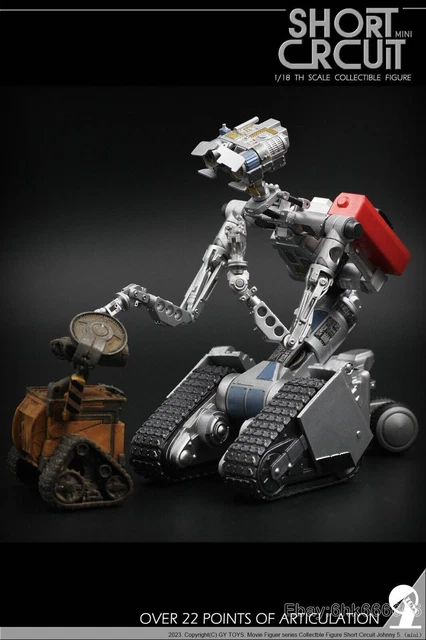 3.75'' SHORT CIRCUIT Two Heads 1/18 TH SCALE COLLECTIBLE FIGURE Resin ...