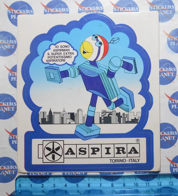 ADESIVO STICKER VINTAGE Aufkleber Autocollant Original Aspira L ...