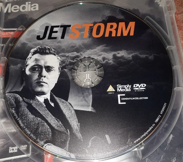 JET STORM (1959) Rare DVD BRITANNIQUE 2K (2018) Richard Attenborough ...