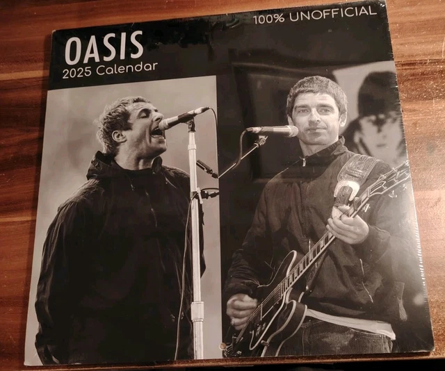 OASIS UNOFFICIAL 2025 16 Month Calendar New & Sealed £3.83 - PicClick UK