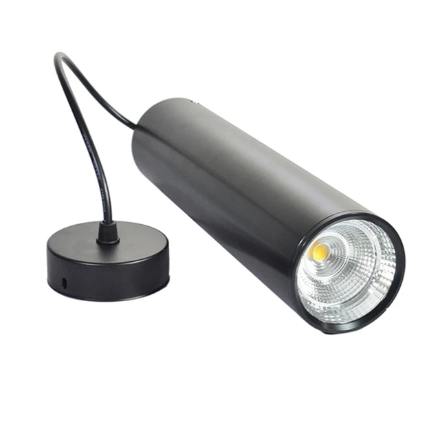 INDUSTRIAL PENDANT LIGHTS Kitchen Spotlight Ceiling Drop Cylinder £21. ...