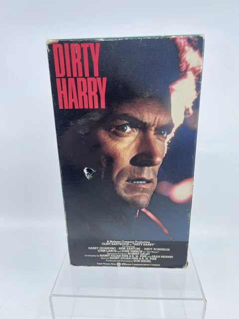 DIRTY HARRY (VHS) 1971 Clint Eastwood, Andrew Robinson, Harry Guardino ...