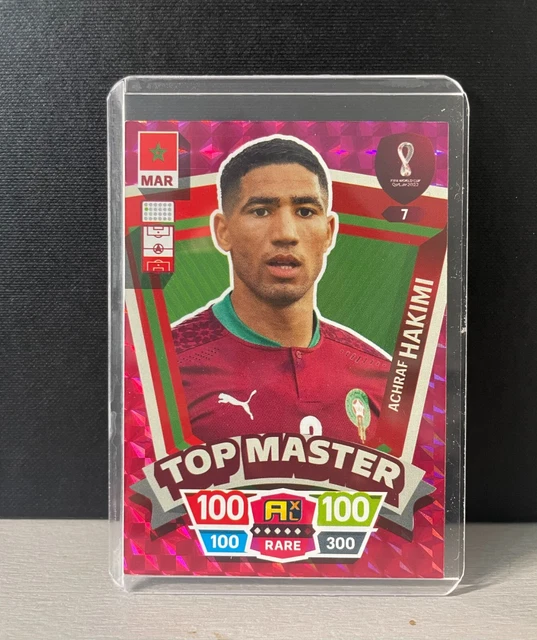 PANINI ADRENALYN XL FIFA World Cup Qatar 2022 Top Master Achraf Hakimi ...