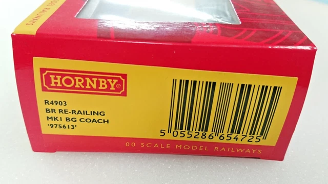 HORNBY R4903 BR Re-Railing Mk1 BG Coach No.975613 NEW £62.95 - PicClick UK