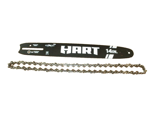 14& GUIDE BAR & Chain COMBO for Hart 40 Volt Cordless Chainsaw HLCS01 ...