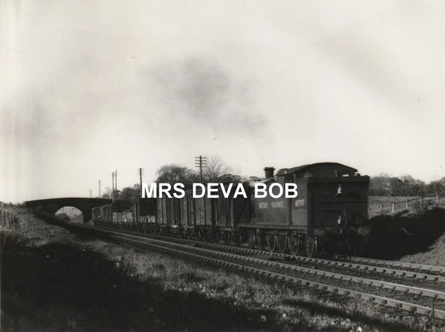 LARGE RAILWAY PHOTO LNER A6 69797 Melmerby c1950 NER Worsdell 4-6-2T ...