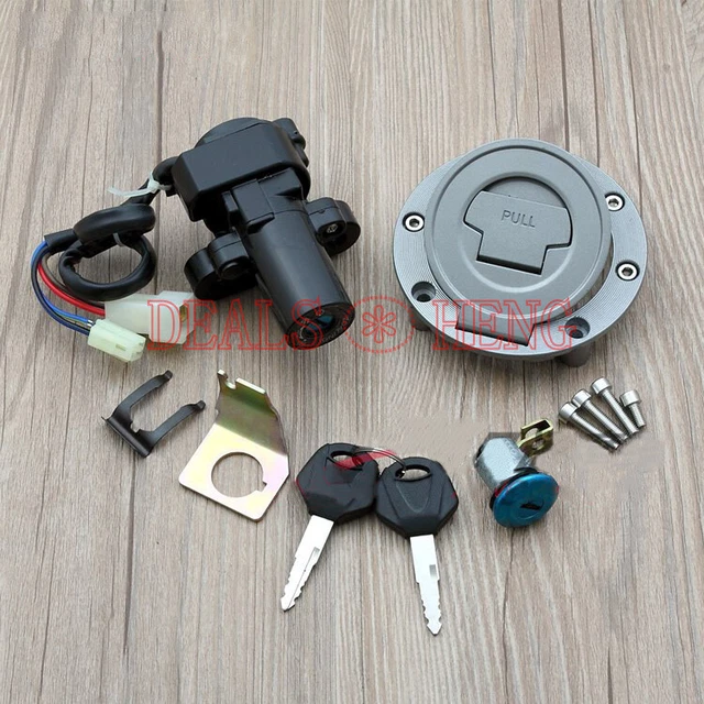 FOR YAMAHA YZF R1 R6 R6S FZ6 FJR1300 Ignition Switch Lock Fuel Gas Tank ...