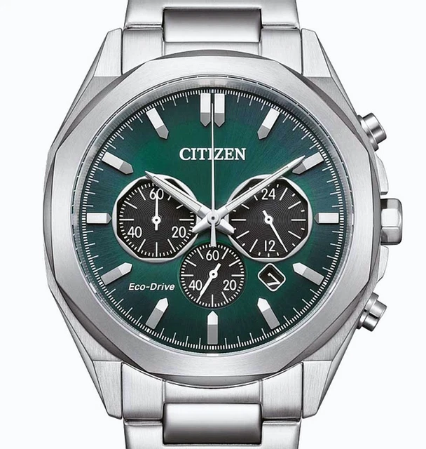 CITIZEN ECO-DRIVE SOLAR Sport Chronograph Men's Watch - 10 BAR WR ...