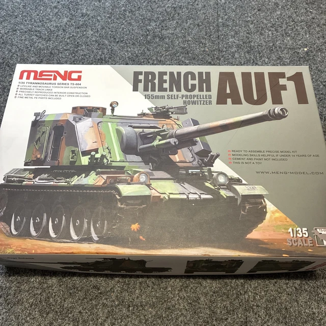 MENG-MODEL 1:35 #TS-004 French 155mm Self propelled howitzer AUF1 EUR ...
