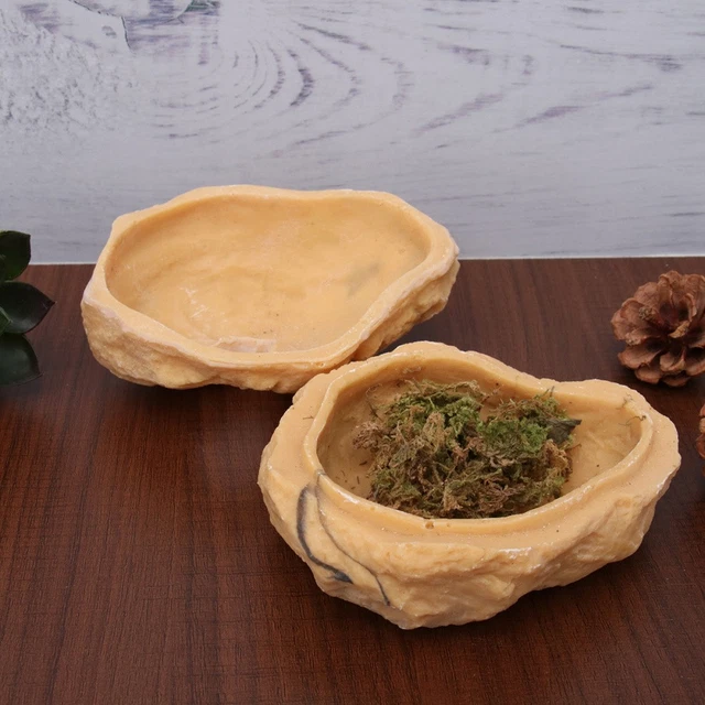 BEARDED DRAGON ACCESSORIES Small Reptile Hide Gecko Enclosure Hideout ...