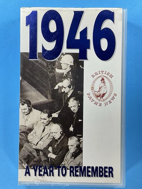 A YEAR TO Remember 1946 VHS Video British Pathe News History In Motion ...