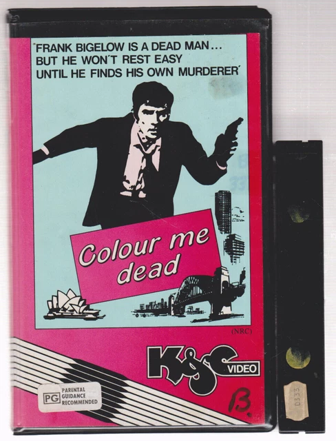 RARE BETA VIDEO Tape COLOUR ME DEAD Clamshell Ex-Rental Betamax K&C ...