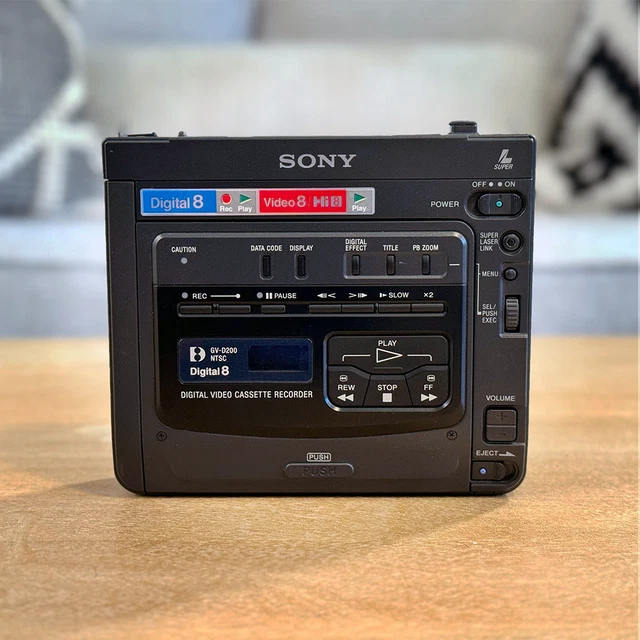 CUBIERTA DE GRABADORA Reproductor Sony GV-D200 Digital8 Hi8 Video8 ...