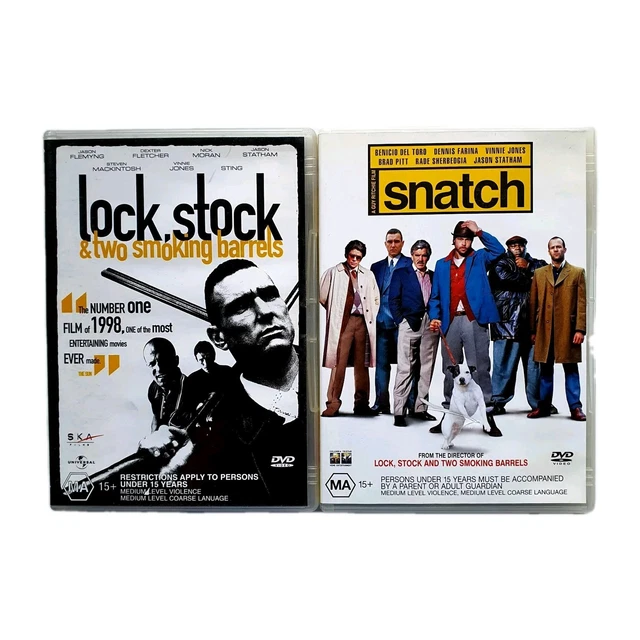 LOCK STOCK & Two Smoking Barrels + Snatch DVD 2 x Bundle Crime Thriller ...