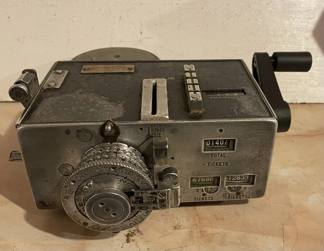 MAIDSTONE SETRIGHT MK 1 Bus Ticket Machine Number W71 Working ...