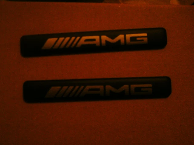 MERCEDES AMG BOOT/DOOR/WING Badges Mouldings £12.50 - PicClick UK