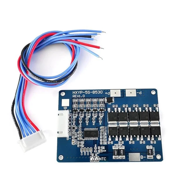 SCHEDA PROFESSIONALE 5S 18V 21V 30A di protezione batteria per ...