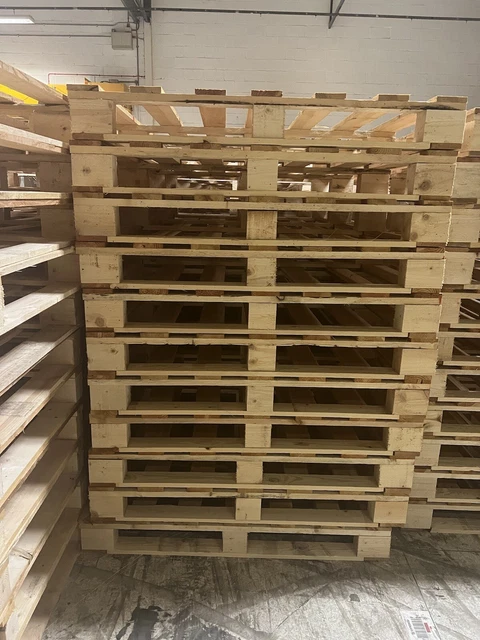 BRAND NEW 2M X 1.2m Wooden Pallets £38.00 - PicClick UK
