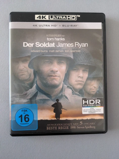 DER SOLDAT JAMES Ryan - 4K Ultra HD (UHD + Blu-Ray) EUR 14,00 - PicClick DE