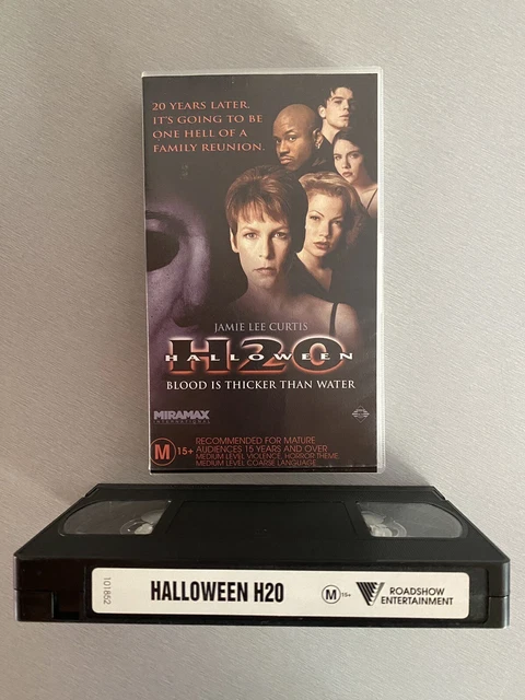 HALLOWEEN H20 VHS Small Box Horror Slasher Video Tape Jamie Lee Curtis ...
