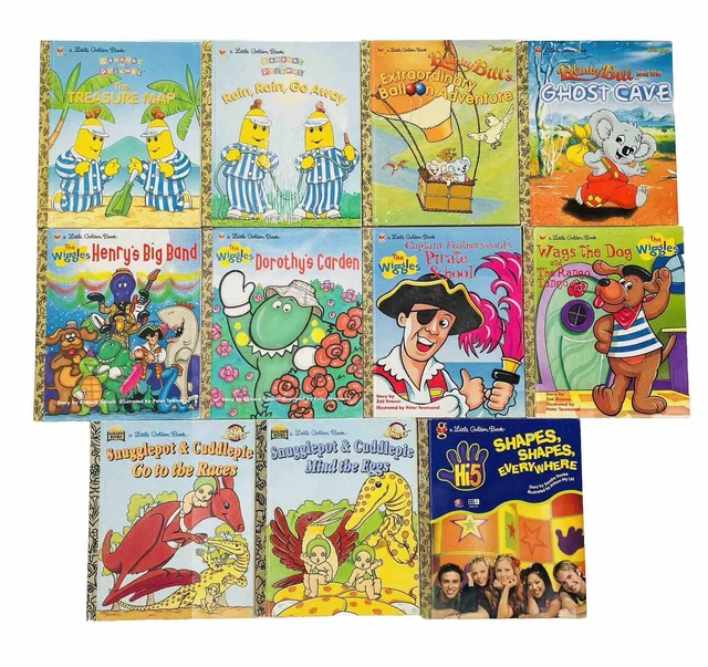 11 X AUSSIE Kids ABC TV Little Golden Books The Wiggles/Bananas In ...