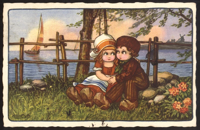 CARTOLINA D'EPOCA-POST CARD-ILLUSTRATORE BERTIGLIA-BAMBINI 156 EUR 5,00 ...