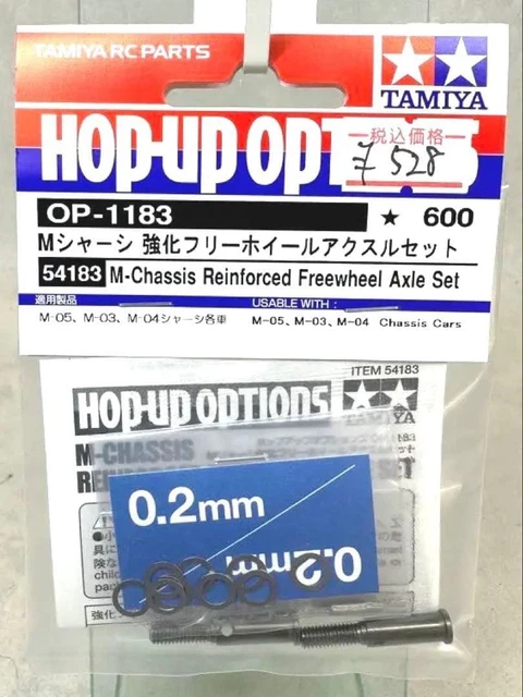 TAMIYA OP1183M CHASSIS Reinforced Free Wheel Axle Set £27.12 - PicClick UK