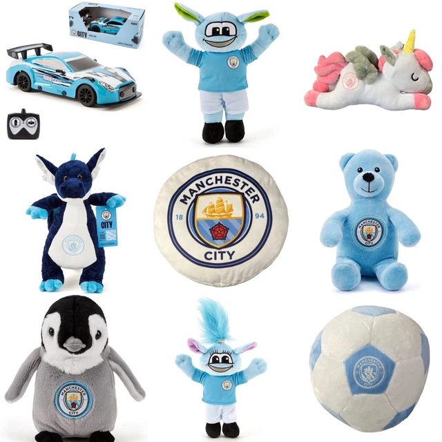 MANCHESTER CITY FC Official Merchandise Gift Soft Toys, Cushions ...
