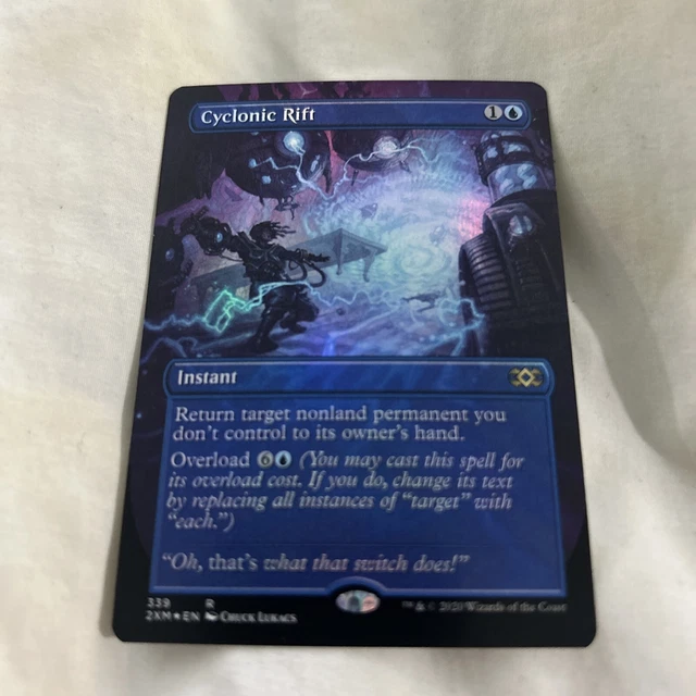 MAGIC THE GATHERING-MTG-CYCLONIC Rift Foil Double Masters Borderless ...