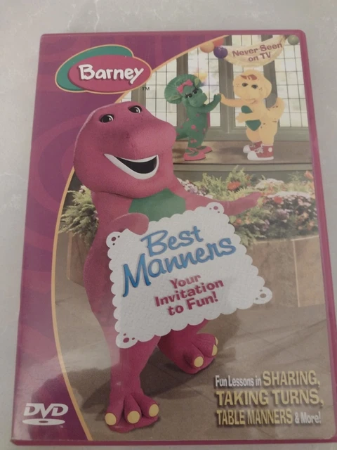 BARNEY - BEST Manners - Your Invitation To Fun DVD £5.08 - PicClick UK
