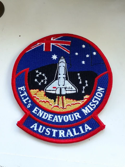 FTL'S ENDEAVOUR MISSION Space Shuttle Embroidered Patch Woven Cloth Sew ...