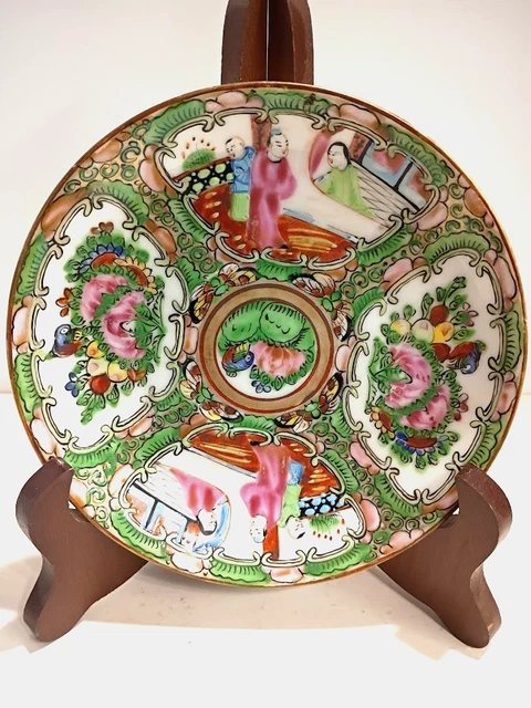 VTG/ANTIQUE ROSE MEDALLION Saucer 5 3/8" Made in China £22.29 - PicClick UK