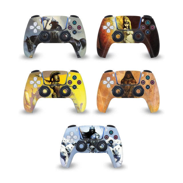 FRANK FRAZETTA MEDIEVAL Fantasy Art Vinyl Skin For Ps5 Sony Dualsense ...