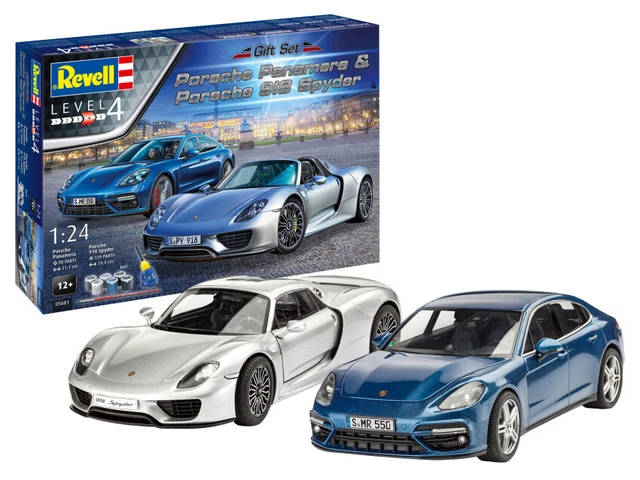 MODEL KIT BAUSATZ modellauto Auto Porsche Maßstab 1:24 Zum Montieren ...