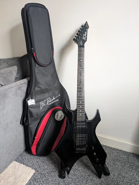 BC RICH STRANGER Things “EDDIE’S” Limited-Edition NJ Warlock Guitar £ ...