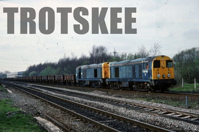 35MM SLIDE BR British Railways Diesel Loco Class 20 20102 Water Orton ...