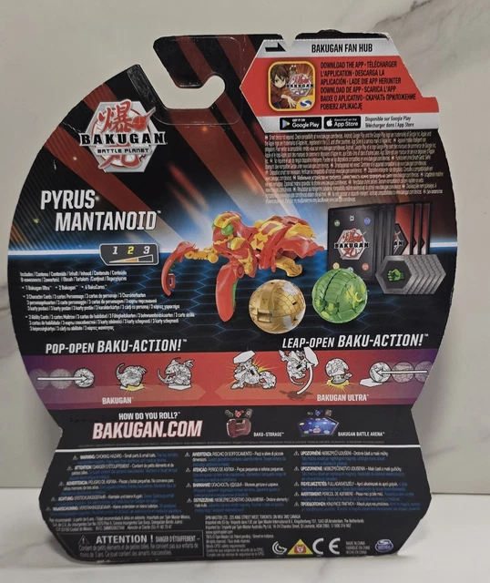 BAKUGAN STARTER PACK, Pyrus Mantonoid EUR 29,99 - PicClick FR