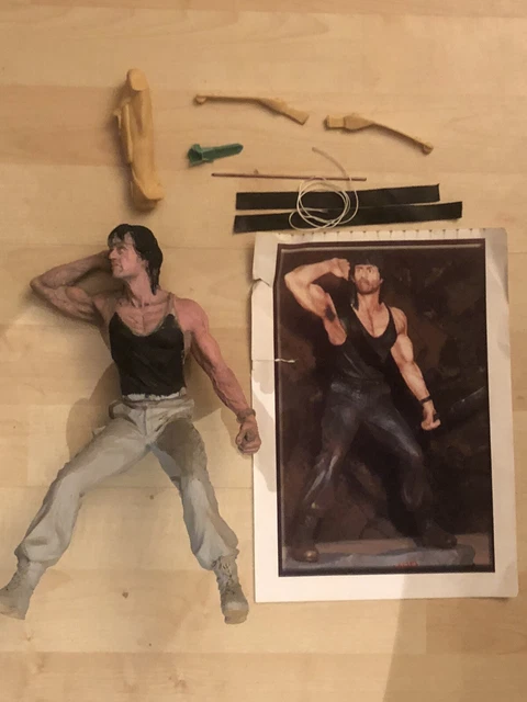5TH SENSE RAMBO 1:6 RESIN MODEL KIT SYLVESTER STALLONE UNPAINTED EUR ...