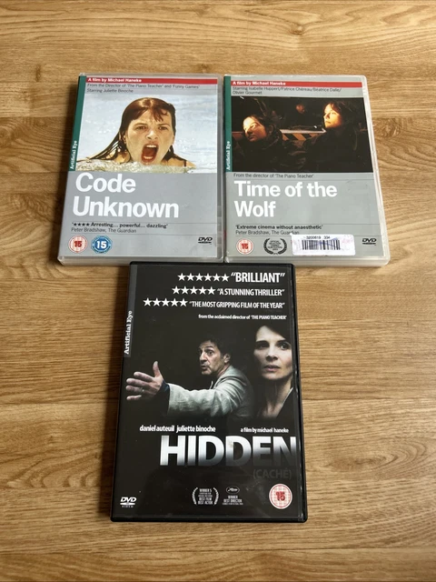 MICHAEL HANEKE FILM Collection DVD Bundle - Time Of The Wolf Hidden ...