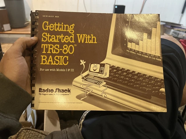 VINTAGE RADIO SHACK 26-2107 Getting Started with TRS-80 BASIC Book $24. ...