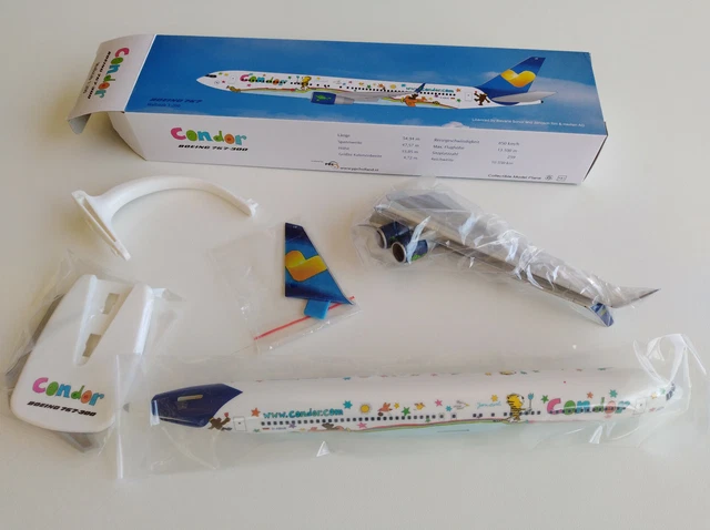 CONDOR SCALE 1-200 model Boeing B767-300 Janosch #4 D-ABUE Flugzeug ...