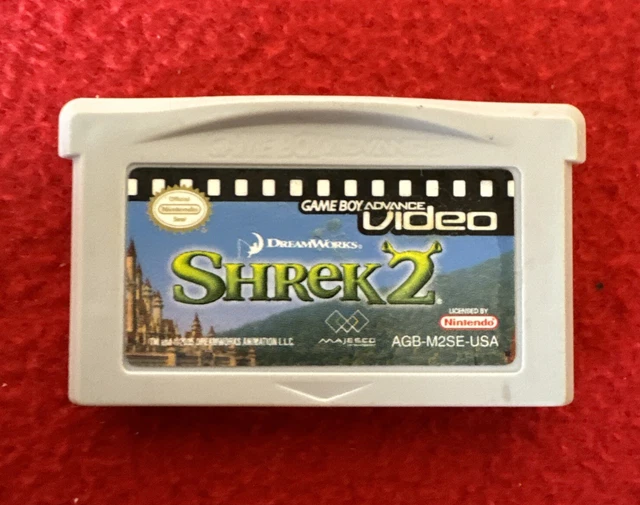 VIDÉO GAME BOY Advance : Shrek (Nintendo Game Boy Advance GBA) en vrac ...