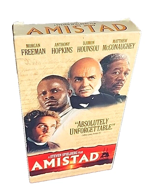AMISTAD MOVIE VHS Tape 1998 Dreamworks Steven Spielberg Film USED GOOD ...