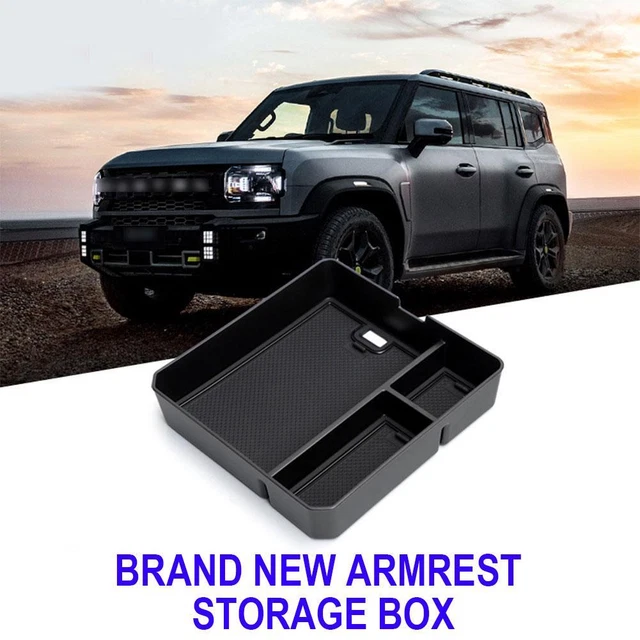 FOR JETOUR T2 NEW Armrest Storage Box Armrest Container/Pallet Black w ...