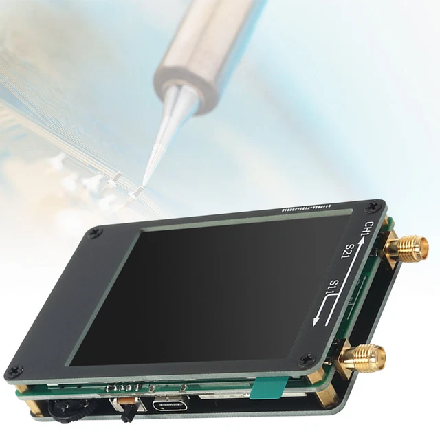 For Nanovna Vna Antenna Analyzer Vector Network Analyzer 2 8in Touchscreen 61 48 Picclick Au