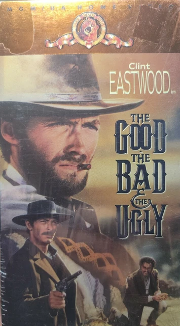 THE GOOD, THE Bad & The Ugly (VHS 1990) Clint Eastwood Western Movie 2 ...