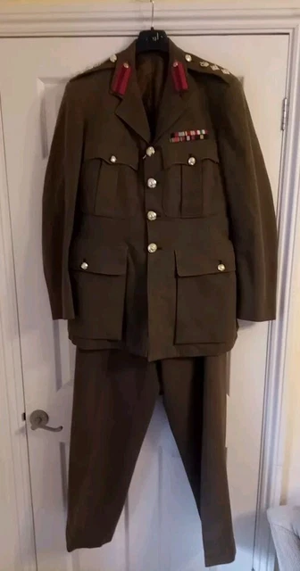BRITISH ARMY STAFF Colonel's No. 2 Dress Uniform Tunic & Trousers £35. ...