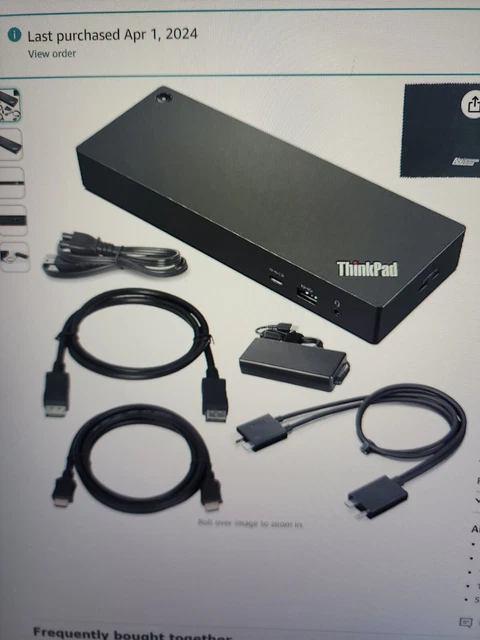 LENOVO THINKPAD THUNDERBOLT 4 docking station workstation - spina USA ...
