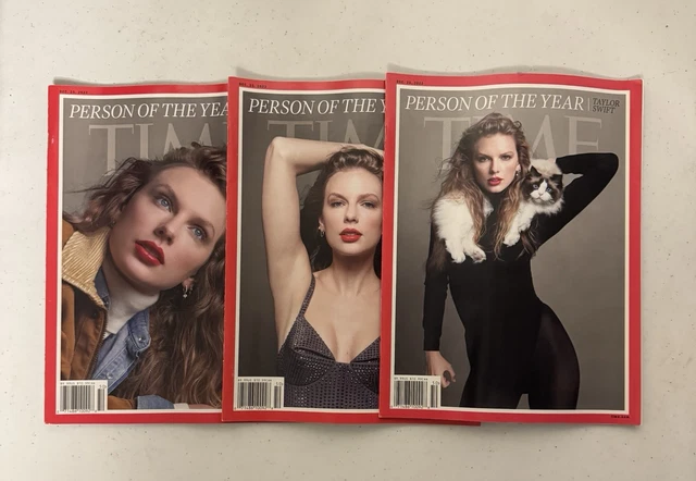 TIME MAGAZINE - TAYLOR SWIFT - Person Of The Year 2023, 3 Cover Set EUR ...